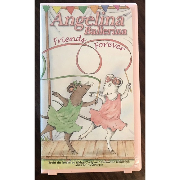 Media | Angelina Ballerina Friends Forever Vhs 202 | Poshmark
